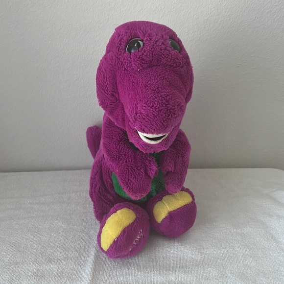 Vintage | Toys | Vintage Barney Plush Stuffed Dinosaur | Poshmark